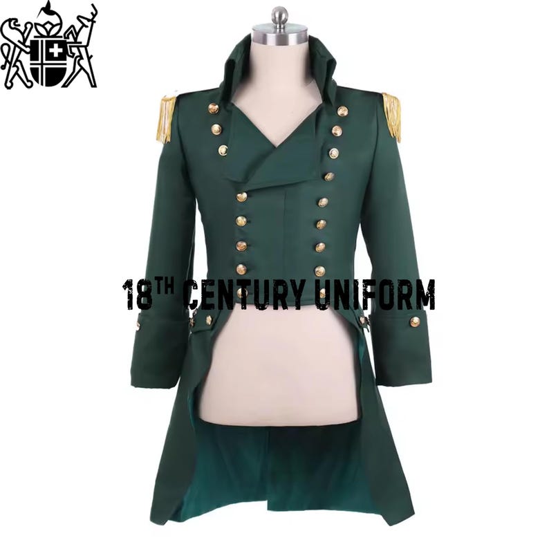New Men Medieval Jacket, Colonial Military Uniform, Men Retro Uniform ...