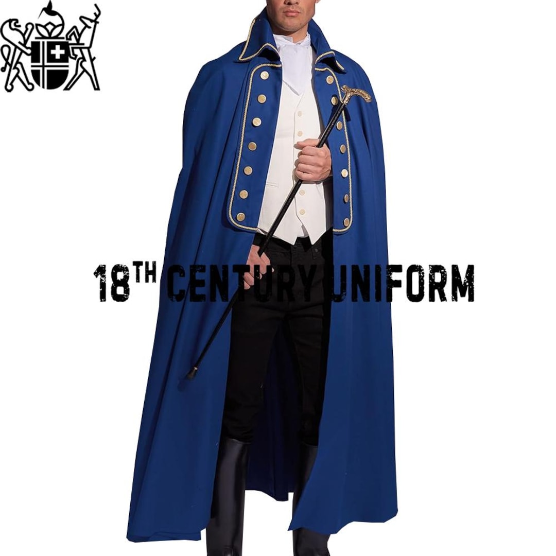 Inverness Cloak, Napoleonic Officer Cloak, Regency Cloak, Civil War ...