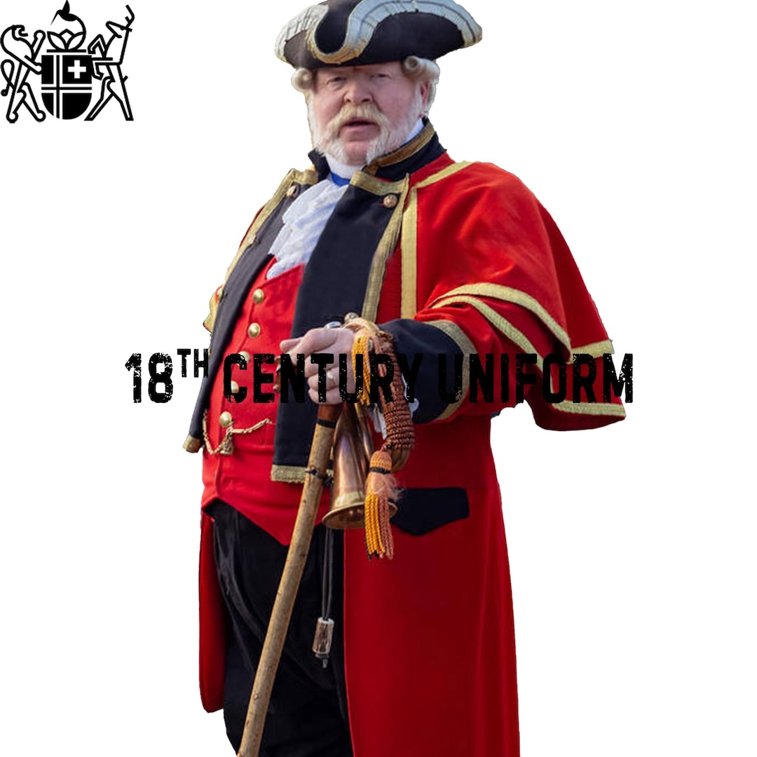 18th Century British Army Infantry Redcoats Uniform, Men Red Wool Frock ...