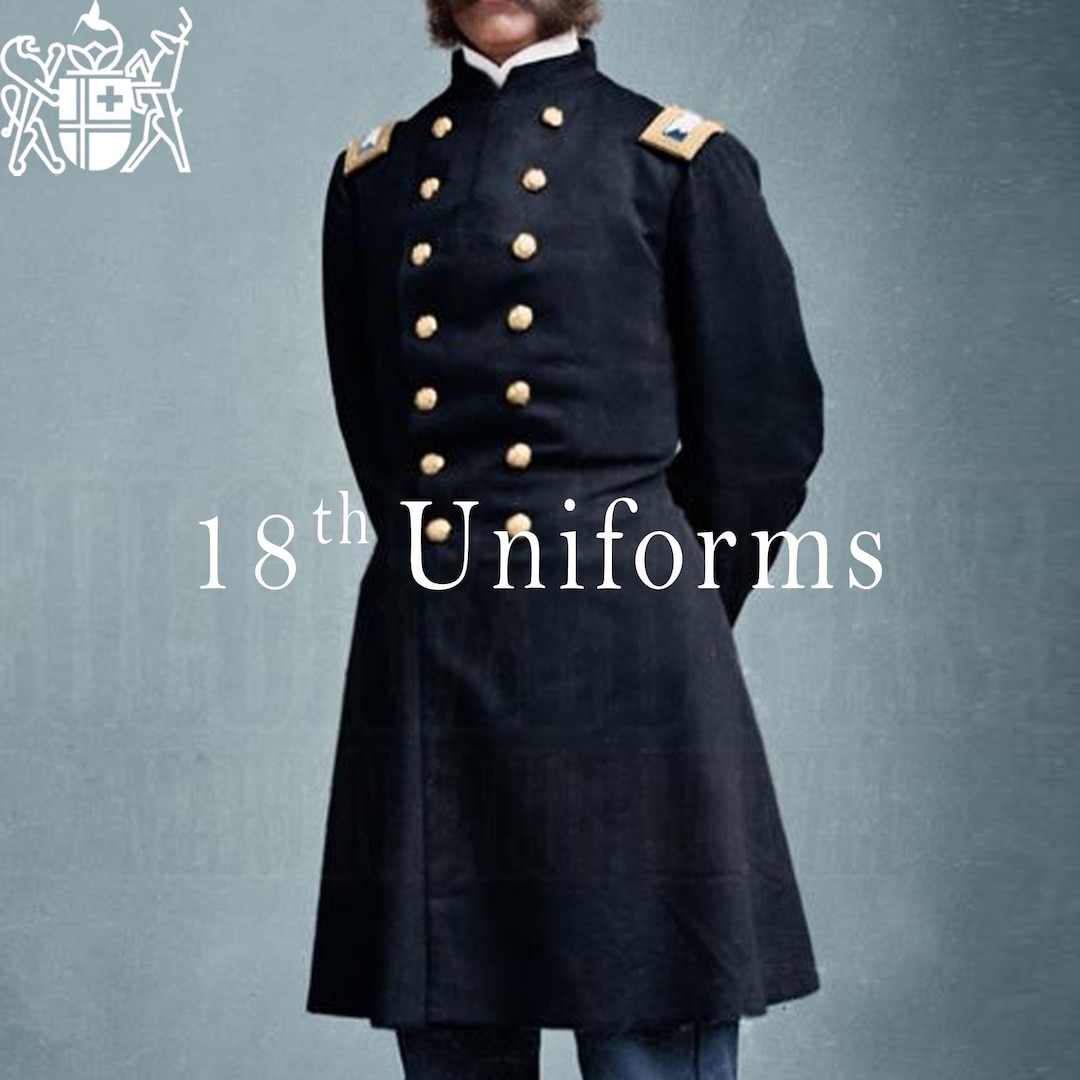 New Men Colonel Alfred M.wood Frock Coat, 18th Century Frock Coat, 14 ...