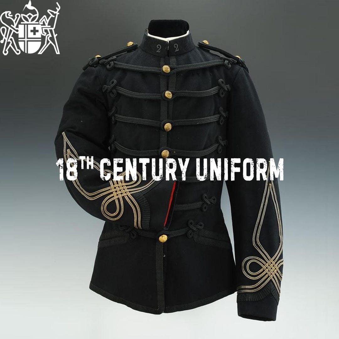 New Men 2nd Colonial Infantry Jacket, Lieutenant Dolman Jacket, 1880 ...