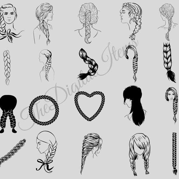 Long Braids - Etsy