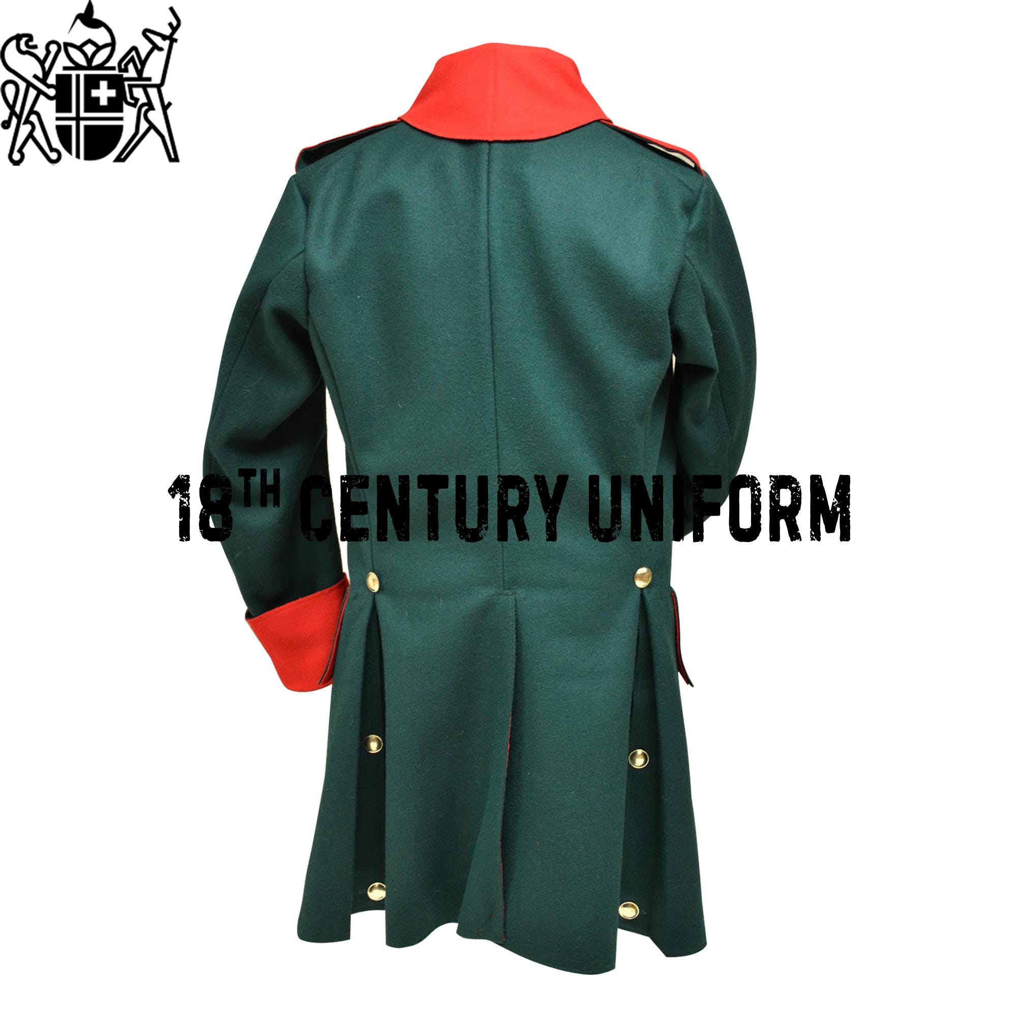 Hessian Jaeger Wool Uniform: 1776 Revolutionary War Jacket - Etsy