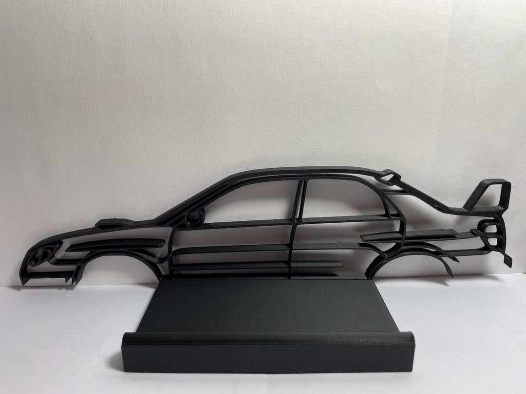 Subaru Sti Silhouette Pen Holder Unique Desk Art & Automotive Decor - Etsy