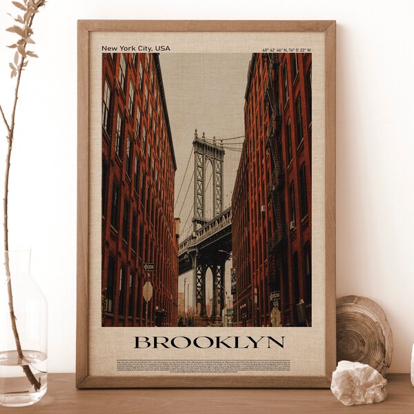 Brooklyn Poster - Etsy