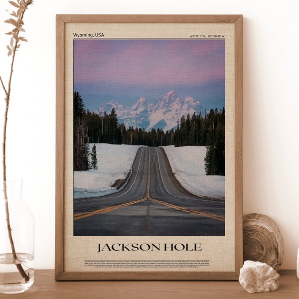Jackson Hole Poster - Etsy
