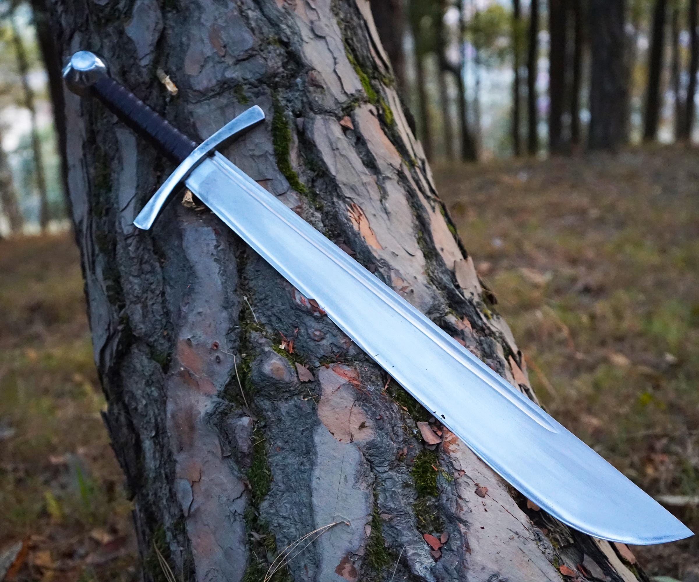 Handmade Tempered Steel Falchion Sword: Medieval Cleaver Design - Etsy