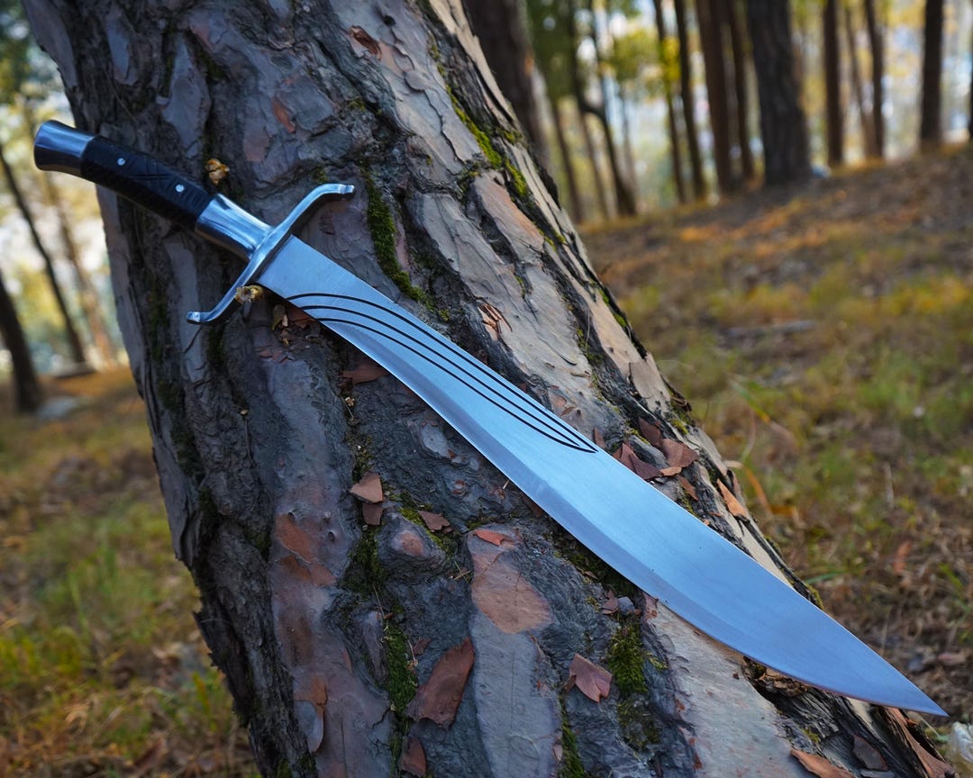 Handmade Himalayan Viking Sword: 20 Inch Curved Blade - Etsy