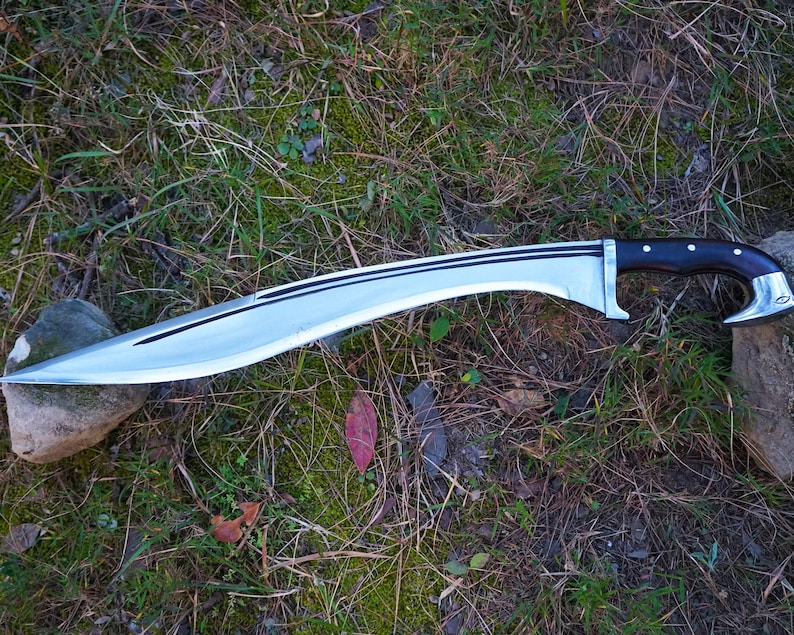 Greek Kopis : Handmade Jungle Machete Knife | Oil Quenching Balanced ...