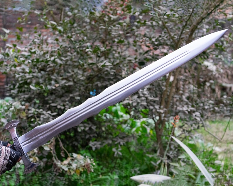 Viking Sword | 25 Inch Axe Guard Handmade Sword | Ready to Use Sharp ...