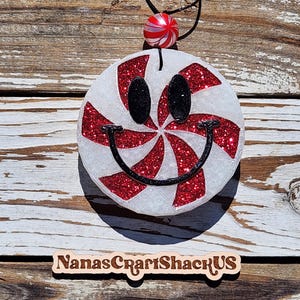 Peppermint Smiley Car Freshie Aromatherapy Air Freshener Aroma Bead ...