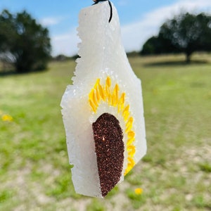 Yellow Sun Tag Car Freshie | Car Air Freshener | Car Candle - Etsy