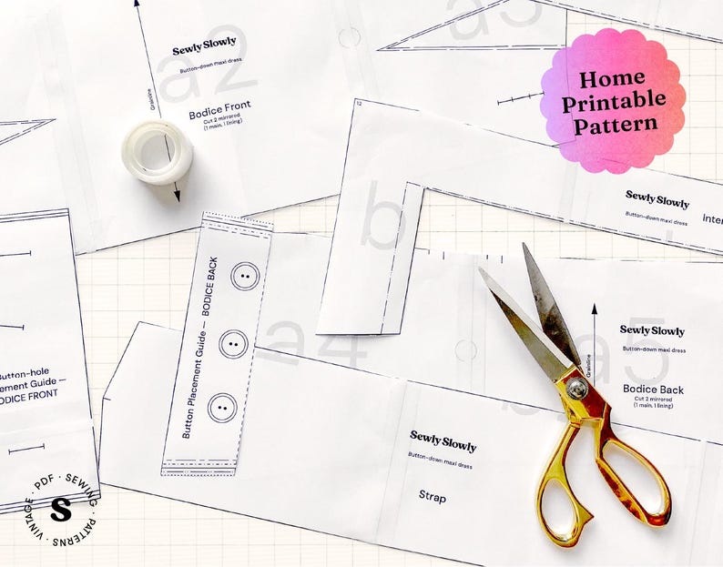 BUNDLE! 5 X Vintage Sewing Patterns PDF – Includes Bestselling Patterns ...