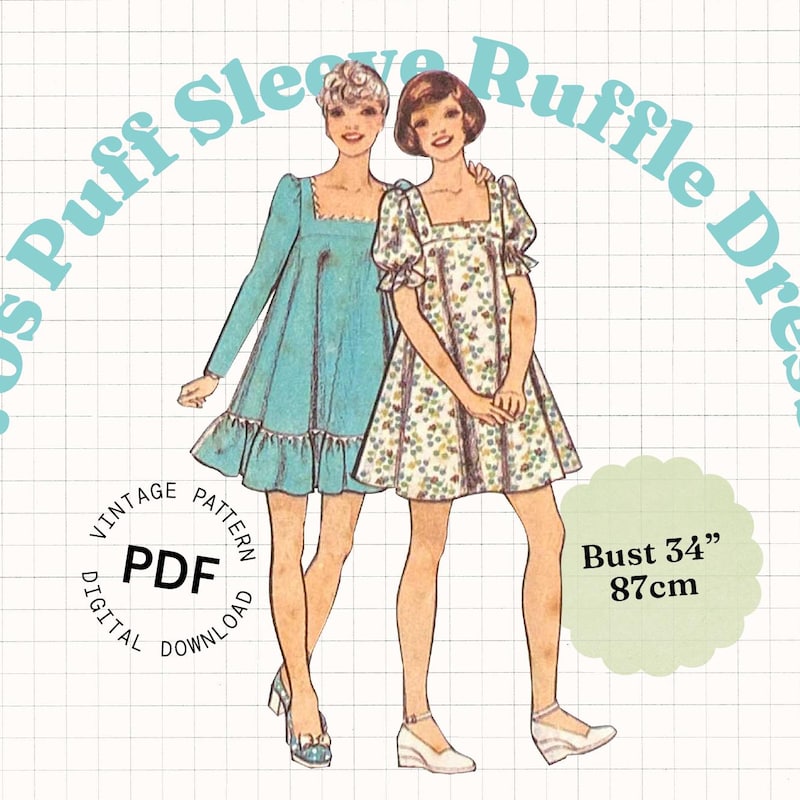 70s Babydoll Dress - Etsy