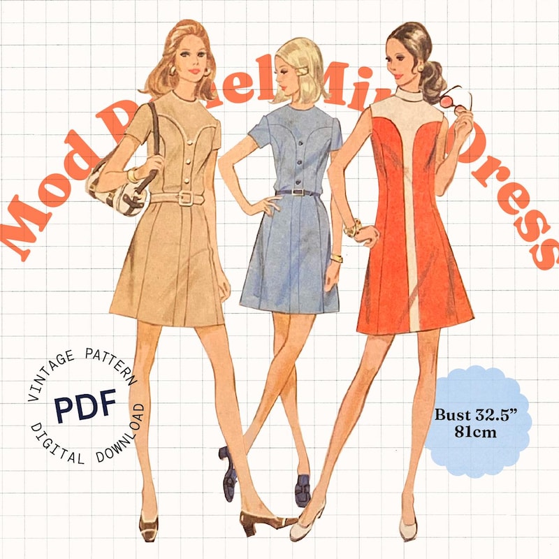 1960s Mod Clothes Women - Etsy