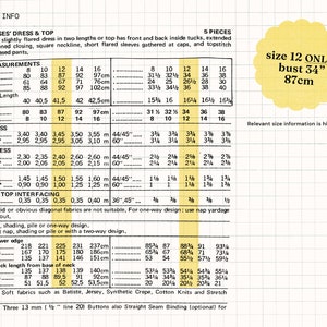 Sewing Pattern PDF Vintage – 70s Maxi Mini Dress Pattern, Pleated Dress ...