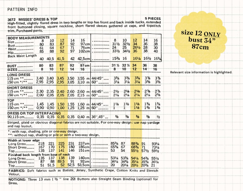 Sewing Pattern PDF Vintage – 70s Maxi Mini Dress Pattern, Pleated Dress ...