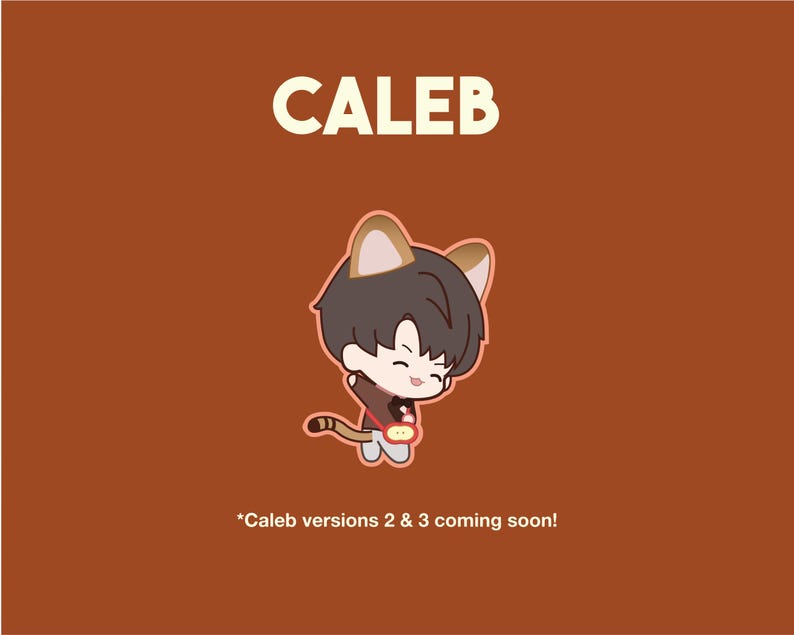 Love and Deepspace Chibi Cat Butler Stickers | LADS Glossy Sticker Set ...
