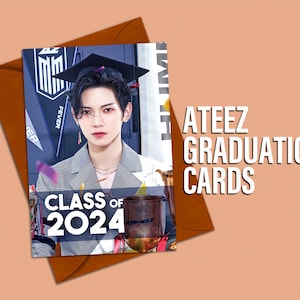 ATEEZ Graduation Cards Class of 2024 Congratulate an Atiny With an ...