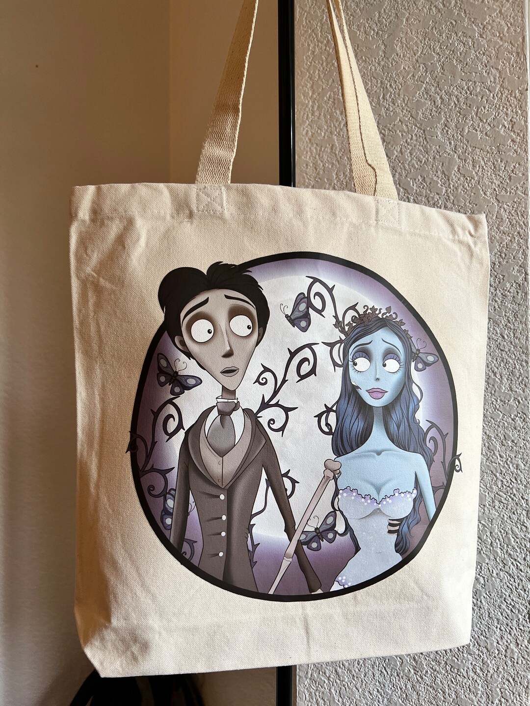 Canvas Tote Bag W/ Horror Characters Scream Halloween - Etsy