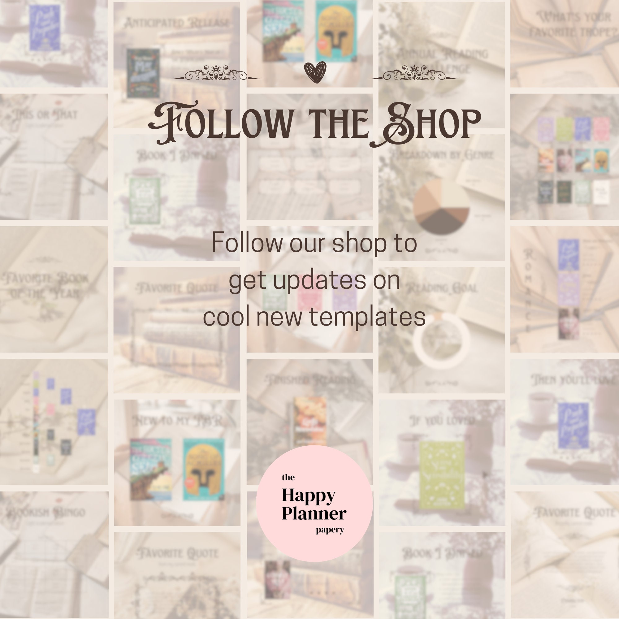 Bookstagram Pinned Posts Template Canva - Light Academia | Bookish ...