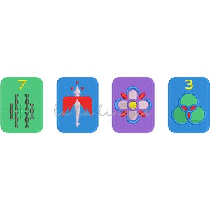 Mahjong BUNDLE Machine Embroidery Embroidery Design 4x4 5x7 6x10 Mah ...