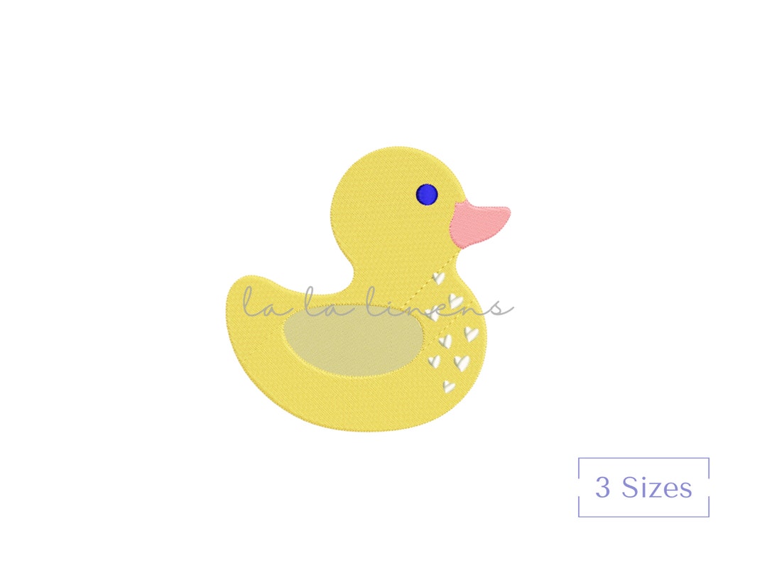 Rubber Duck Machine Embroidery Embroidery Design 4x4 - Etsy
