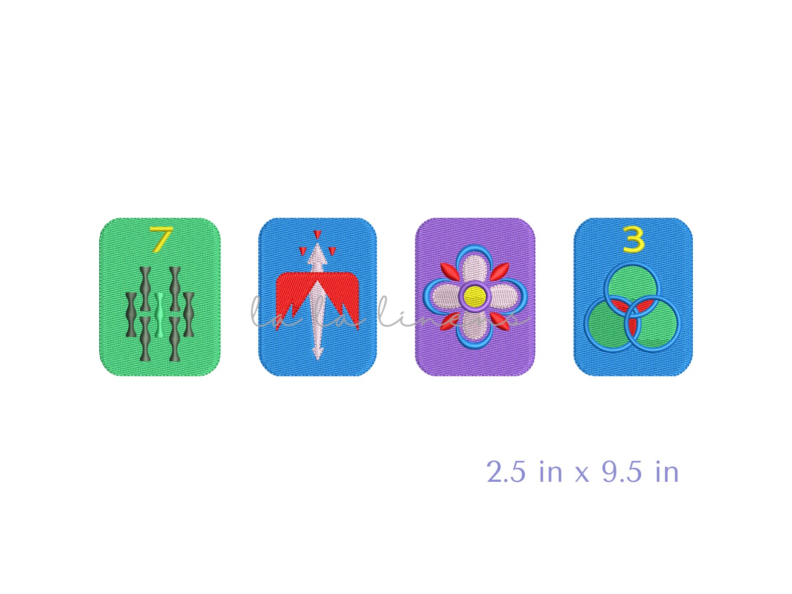 Mahjong BUNDLE Machine Embroidery Embroidery Design 4x4 5x7 6x10 Mah ...