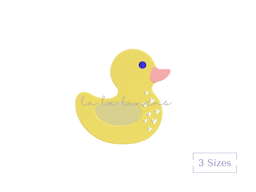 Rubber Duck | Machine Embroidery | Embroidery Design | 4x4 | 5x7 | 6x10 ...