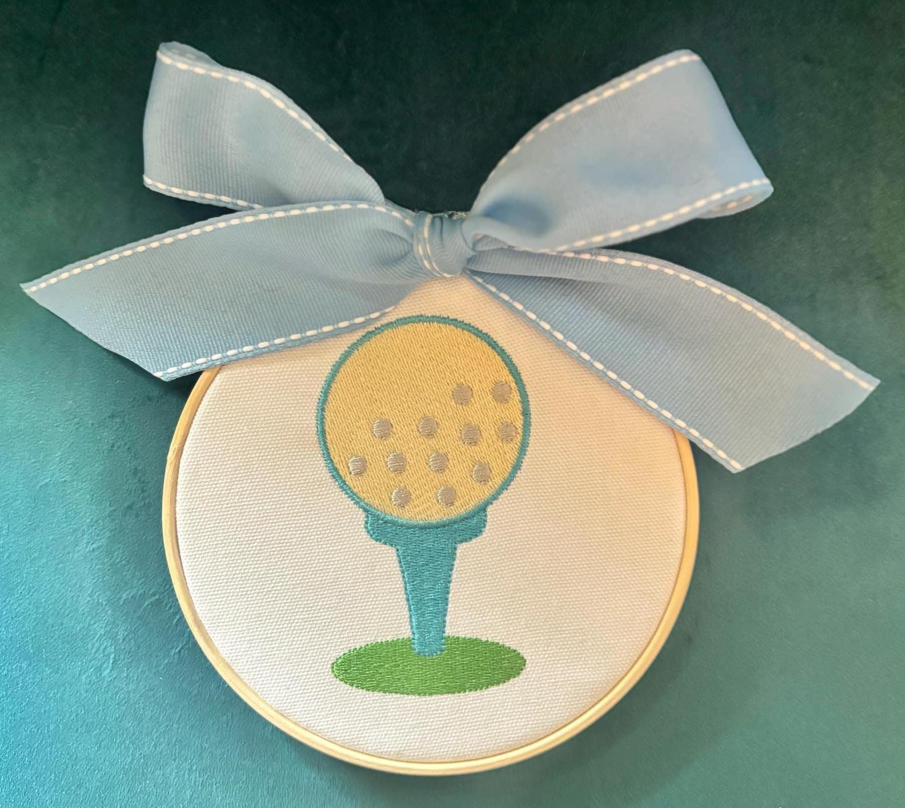 Golf Ball and Tee | Machine Embroidery | Embroidery Design | 4x4 | 5x7 ...