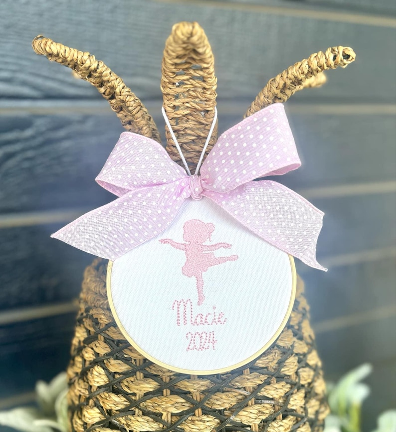 Ballerina Embroidery Design: Ballet Dancer Silhouette (digital Download ...