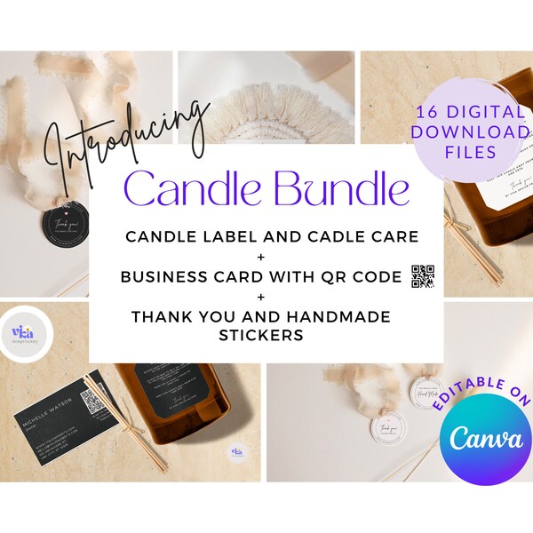 Candles With Qr Code - Etsy