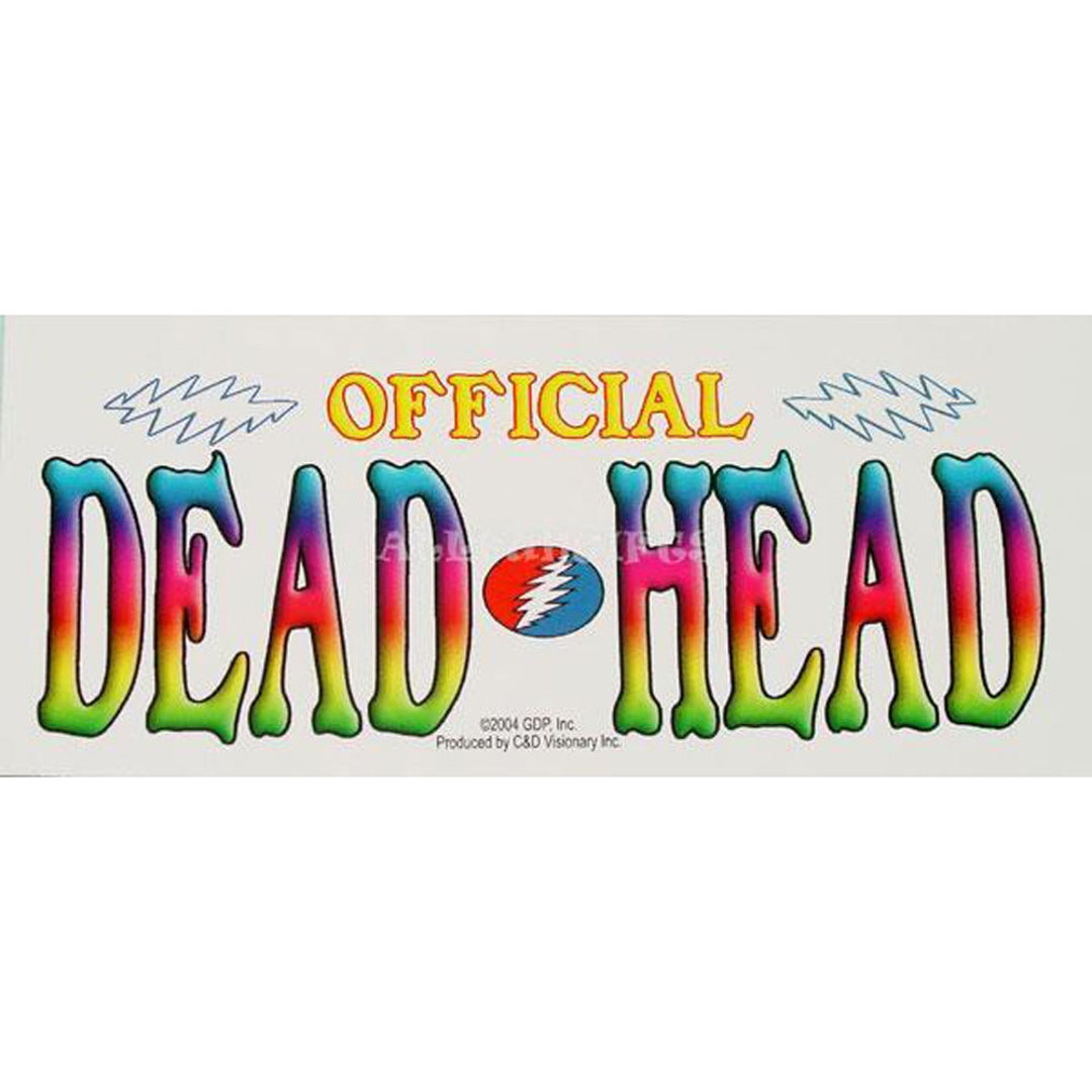 Grateful Dead Official Dead Head Sticker - Etsy