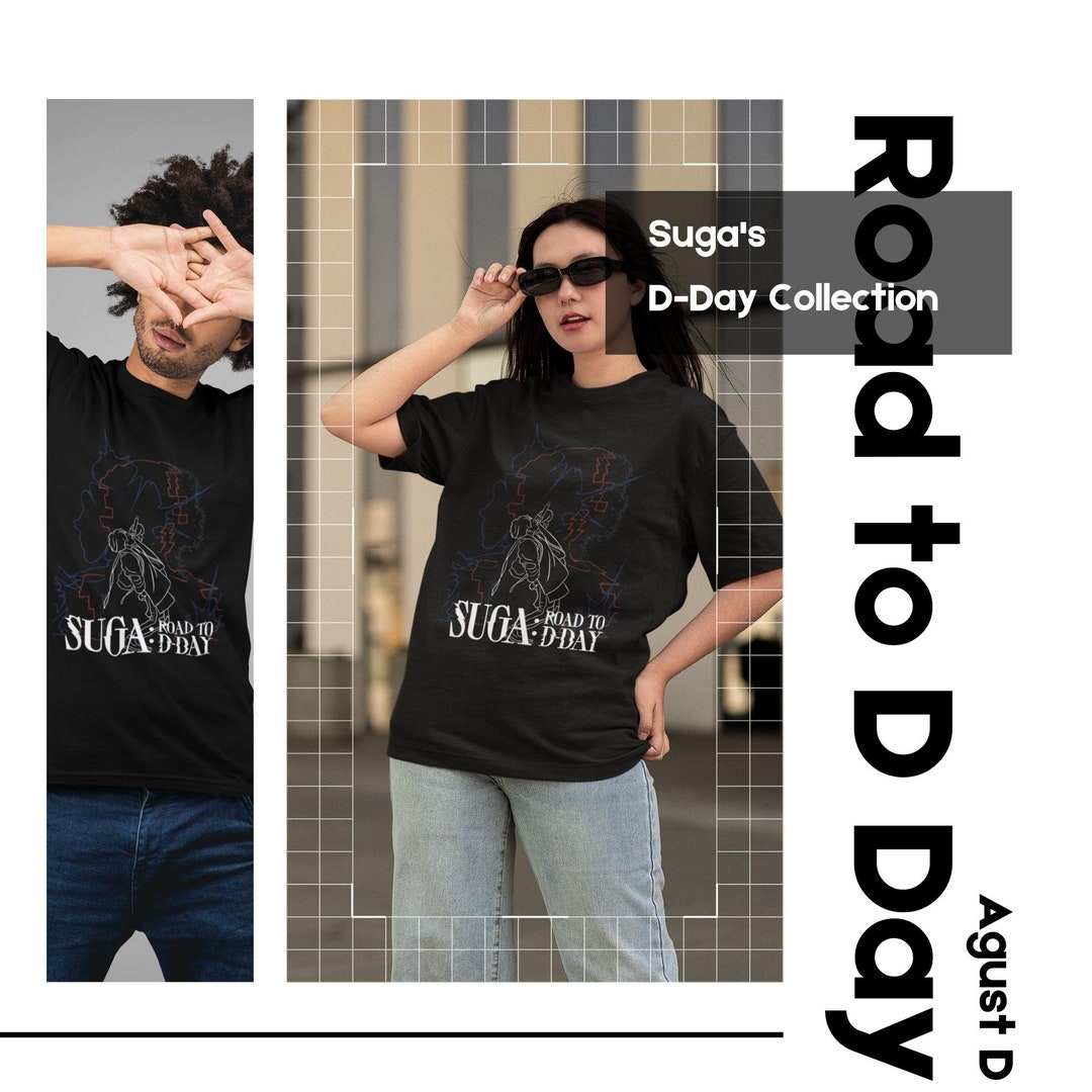 Agust D Road to D Day Tshirt Epic Journey: Ride Along on the Road to D ...