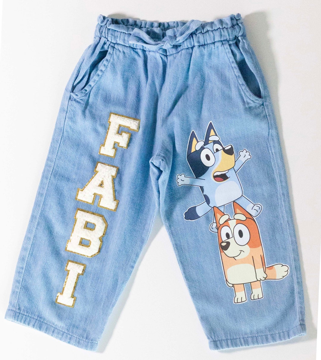 BLUEY CUSTOM PANTS - Etsy