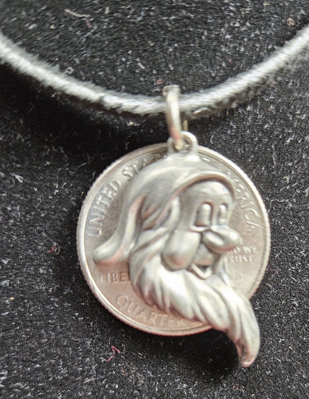 Sterling Silver 7 Dwarfs SLEEPY on 18 Leather Necklace - Etsy