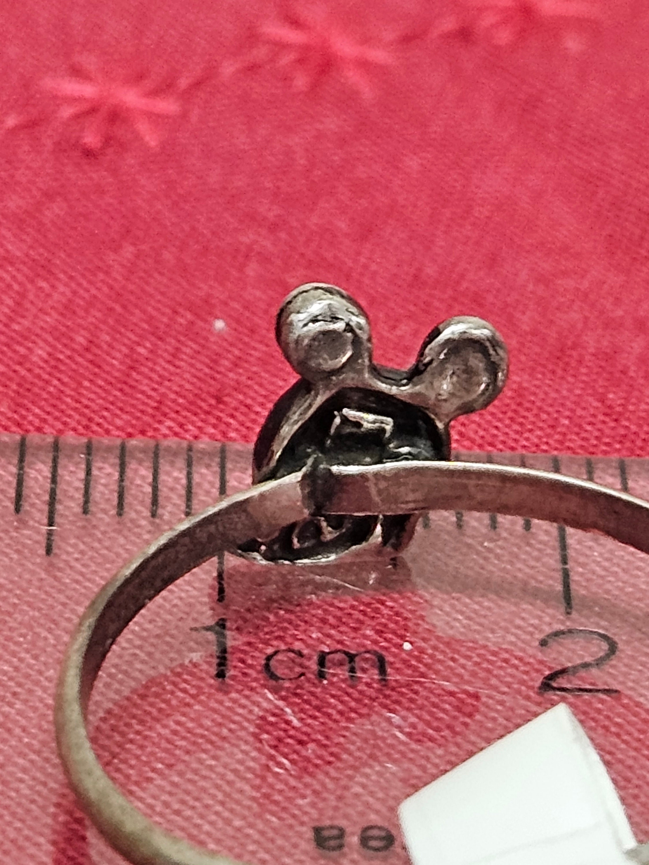 Sterling Silver MICKEY MOUSE HEAD - Etsy