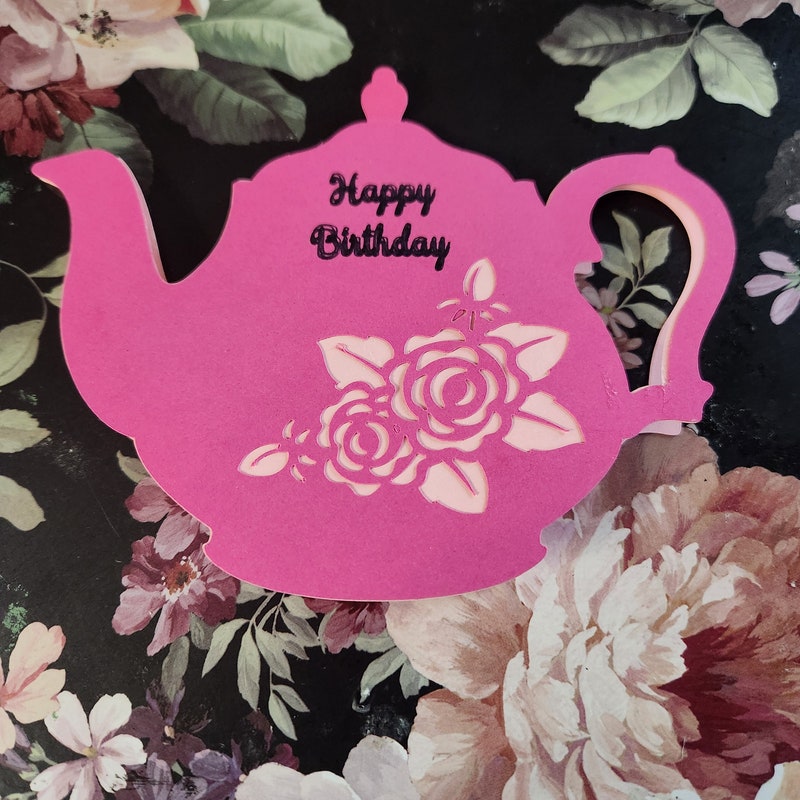 Teapot Card - Etsy