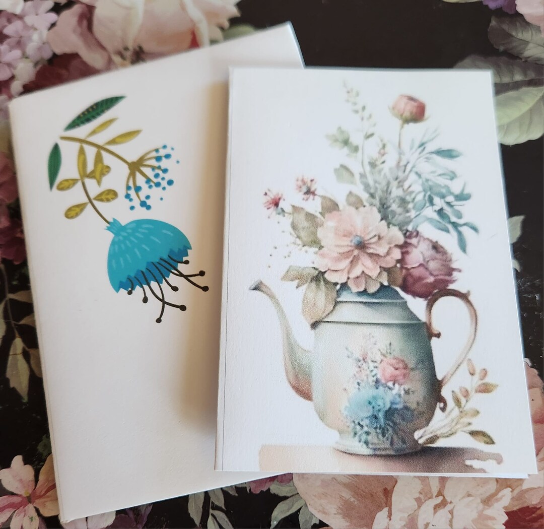 Thank You Note Cards set of 8 - Etsy