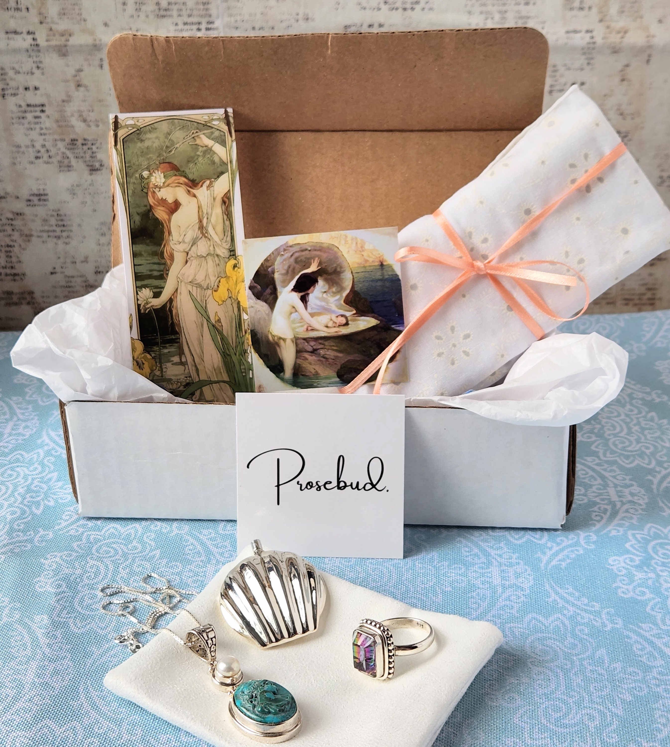 Turquoise Cameo Necklace Freshwater Pearl Jewelry Mermaid Necklace ...