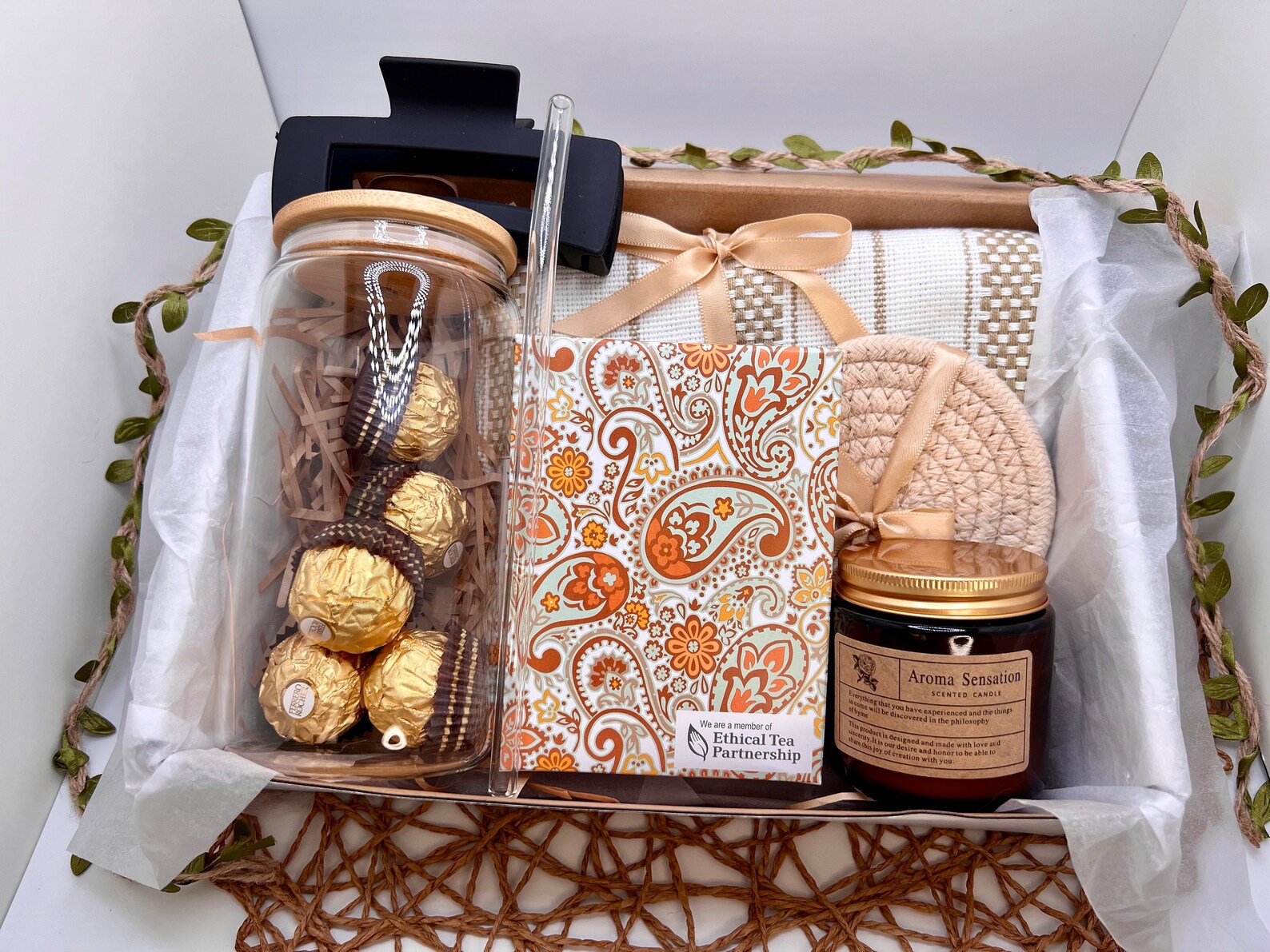 Gift Box With Tea for Girlfriend, Tea Gift Basket for Mom, Gift With ...