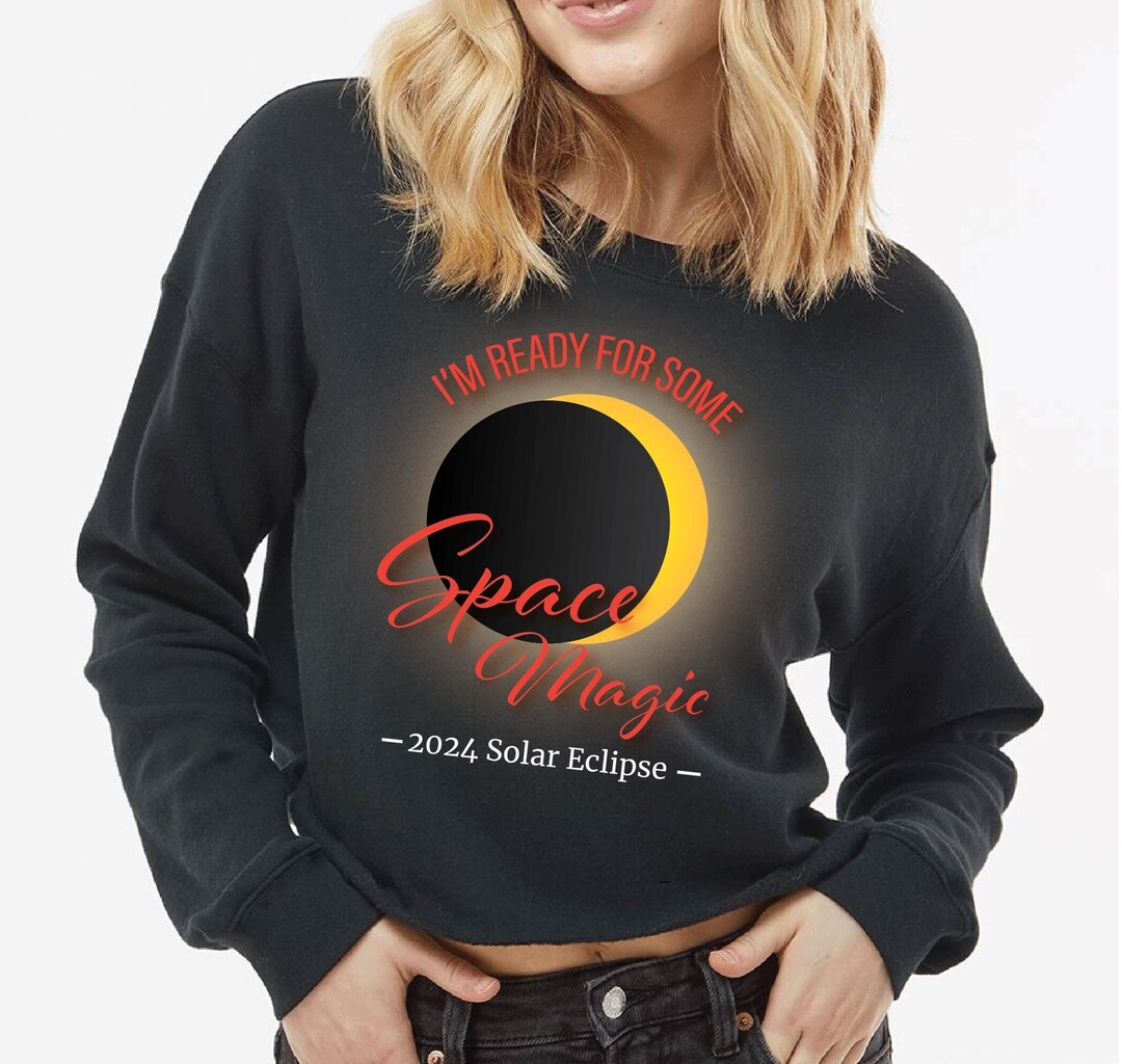Space Magic Solar Eclipse 2024 SVG DIGITAL DOWNLOAD T-shirt Designs, Ready to Print, Sun and ...