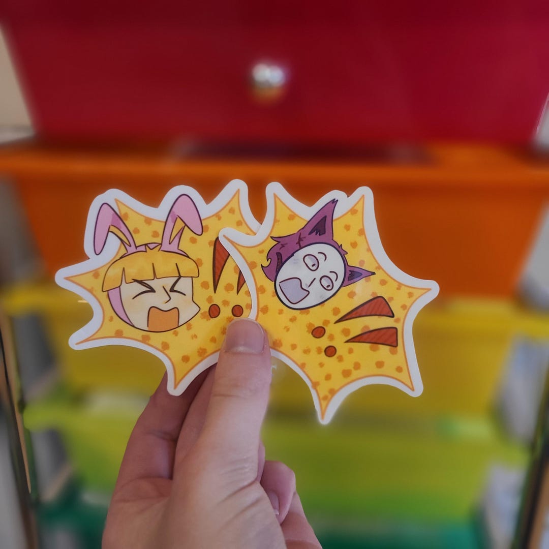 Popee the Performer Stickers | Popee and Kedamono - Etsy