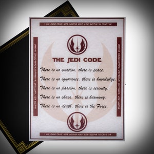 Custom Personalized Star Wars Jedi Master Certificates With Embedded ...