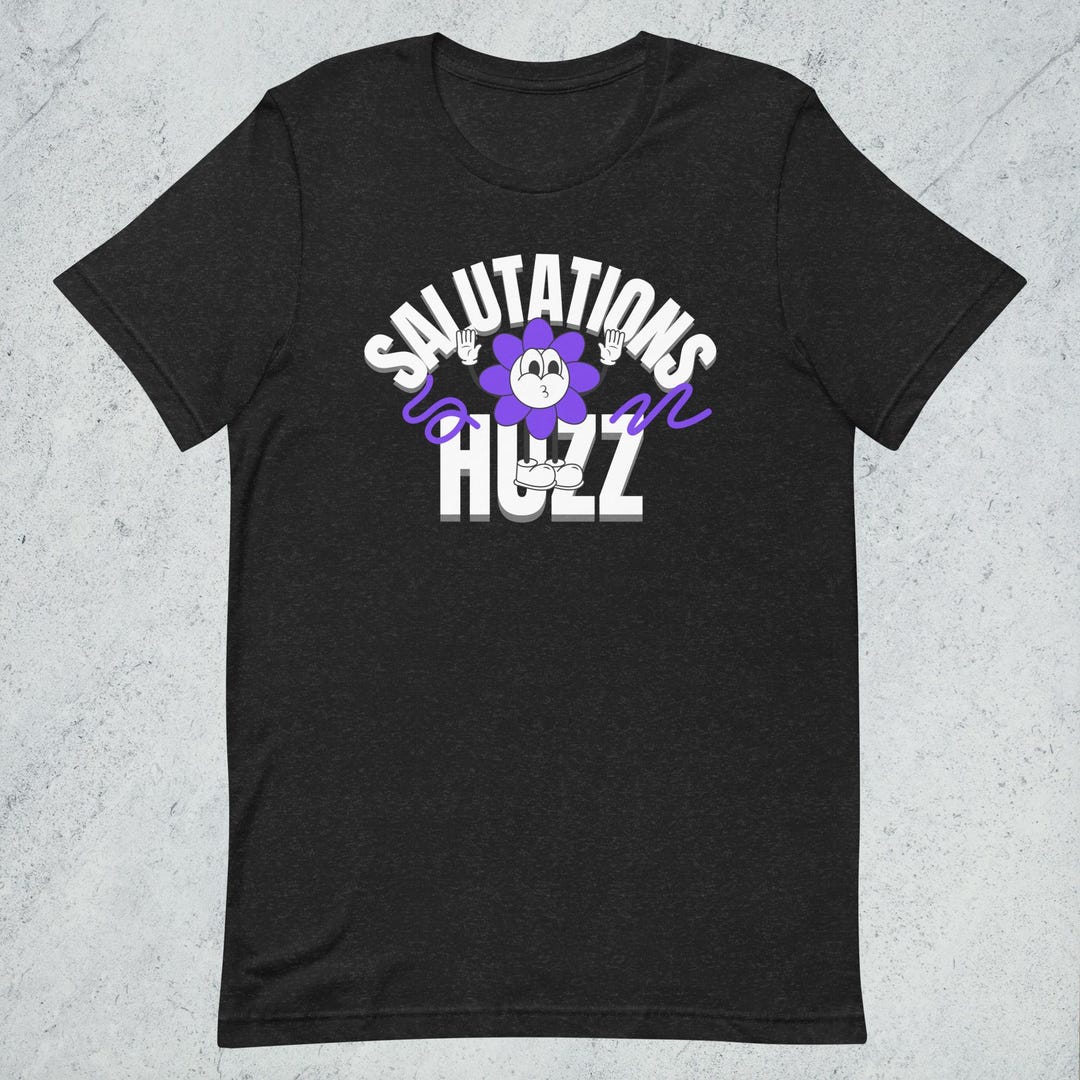 Salutations Huzz, Funny T-shirt, Meme T-shirt, Unisex, Black - Etsy