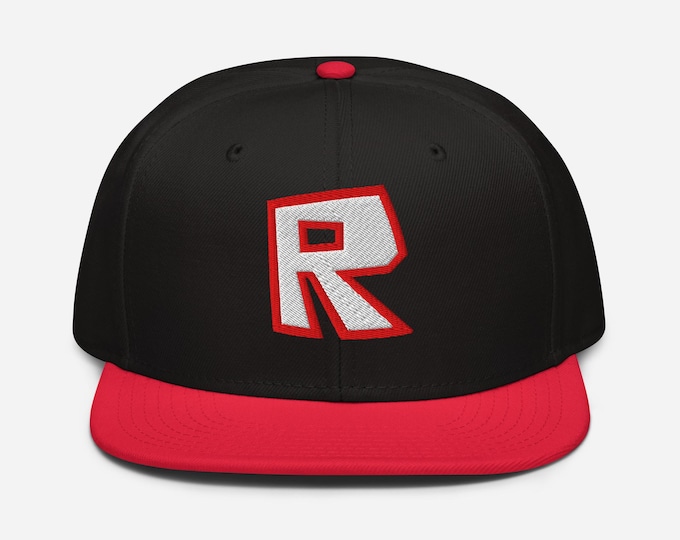 Roblox Guest Hat | Flat Bill Snapback Cap - Personalized Name ...