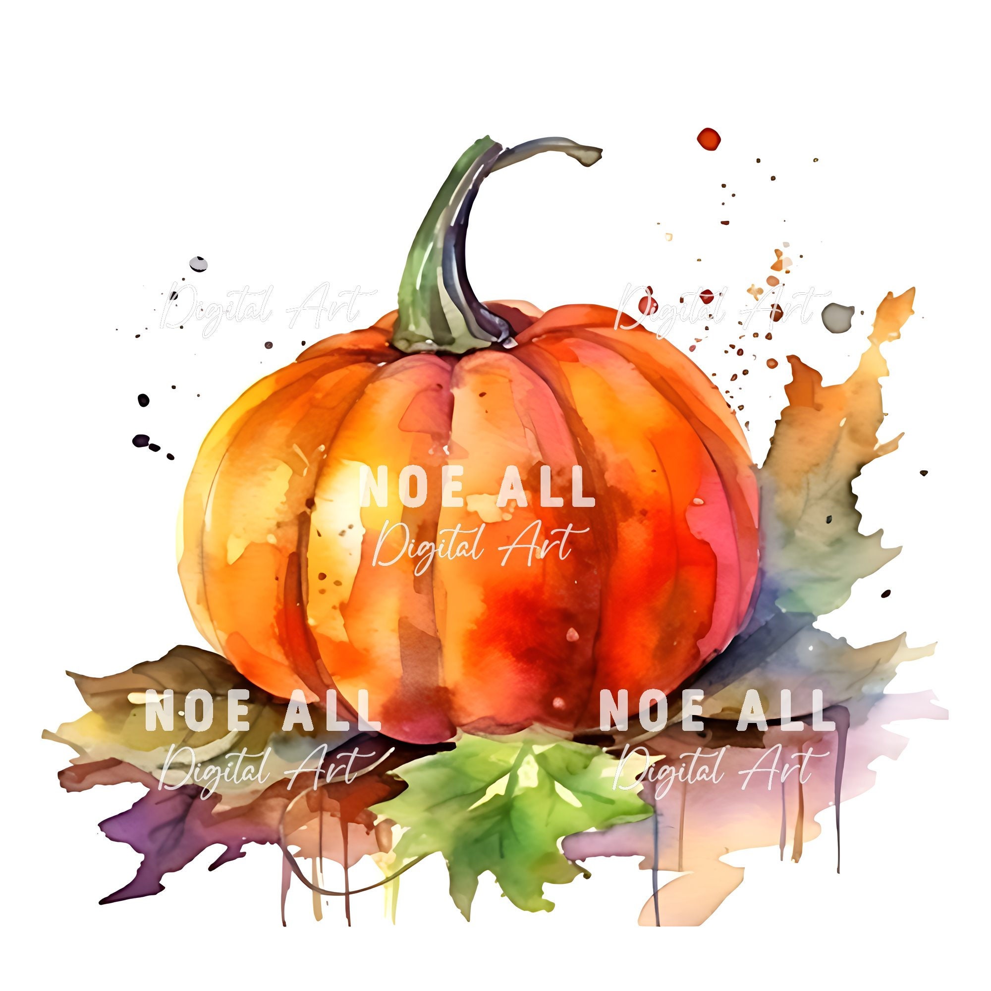 Pumpkin Clipart Set 12 High Quality JPG Decoupage Wall - Etsy