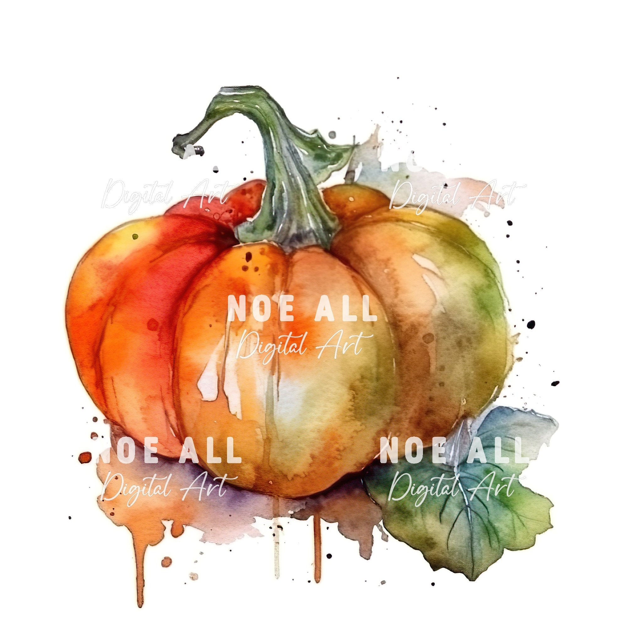 Pumpkin Clipart Set 12 High Quality JPG Decoupage Wall - Etsy