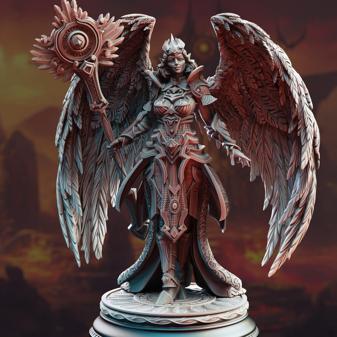 Angel Cleric Sorcerer Celestial Mini Dungeons and Dragons Mini RPG ...