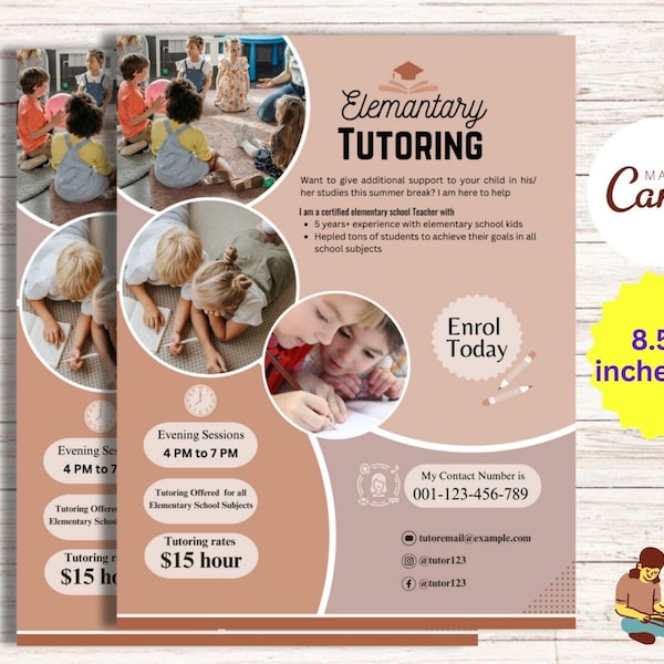 Tutoring Flyer - Etsy